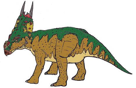 Achelousaurus Dinosaur Facts - information about the dinosaur achelousaurus